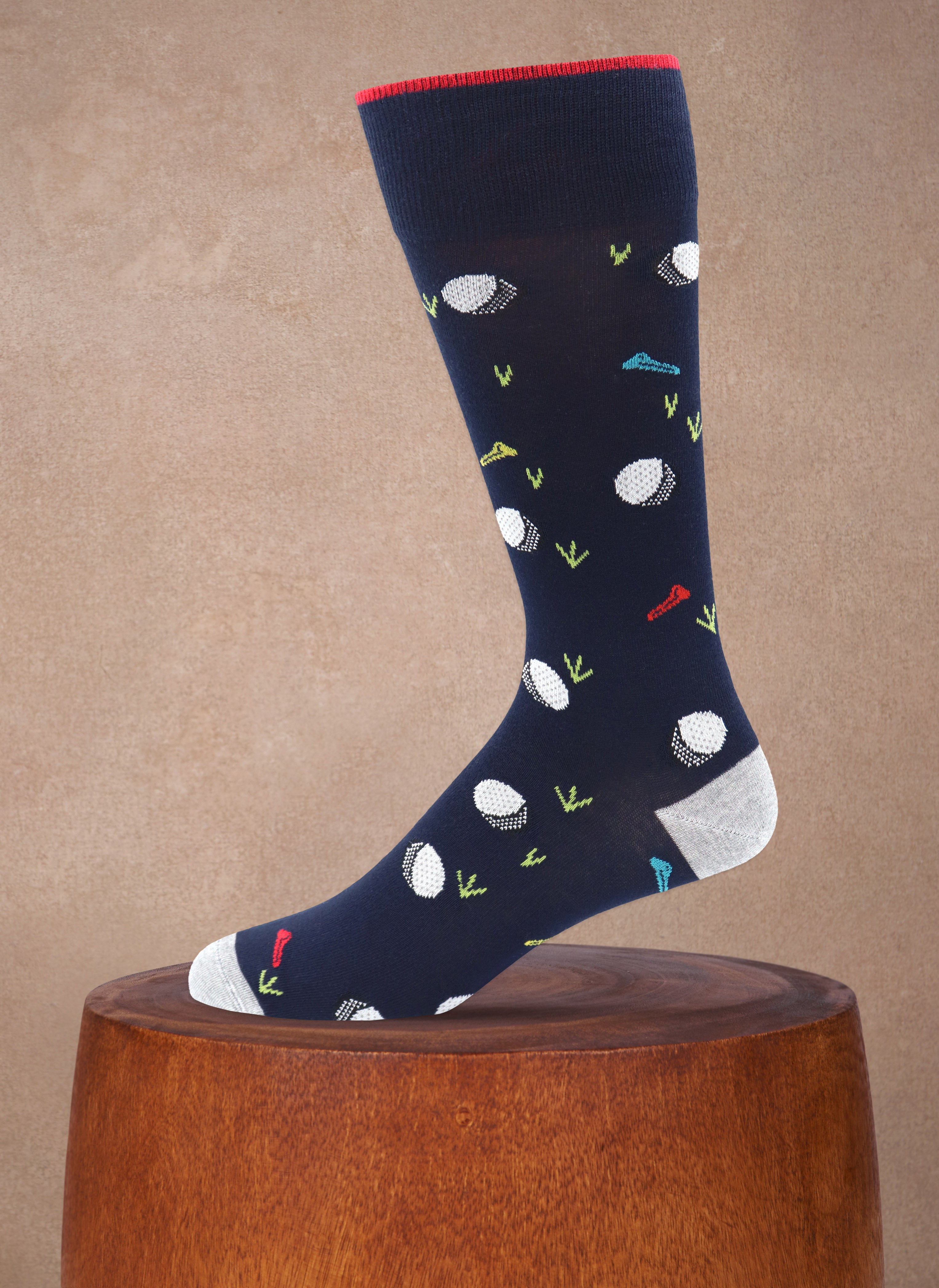 Golf Sock in Navy – Lorenzo Uomo