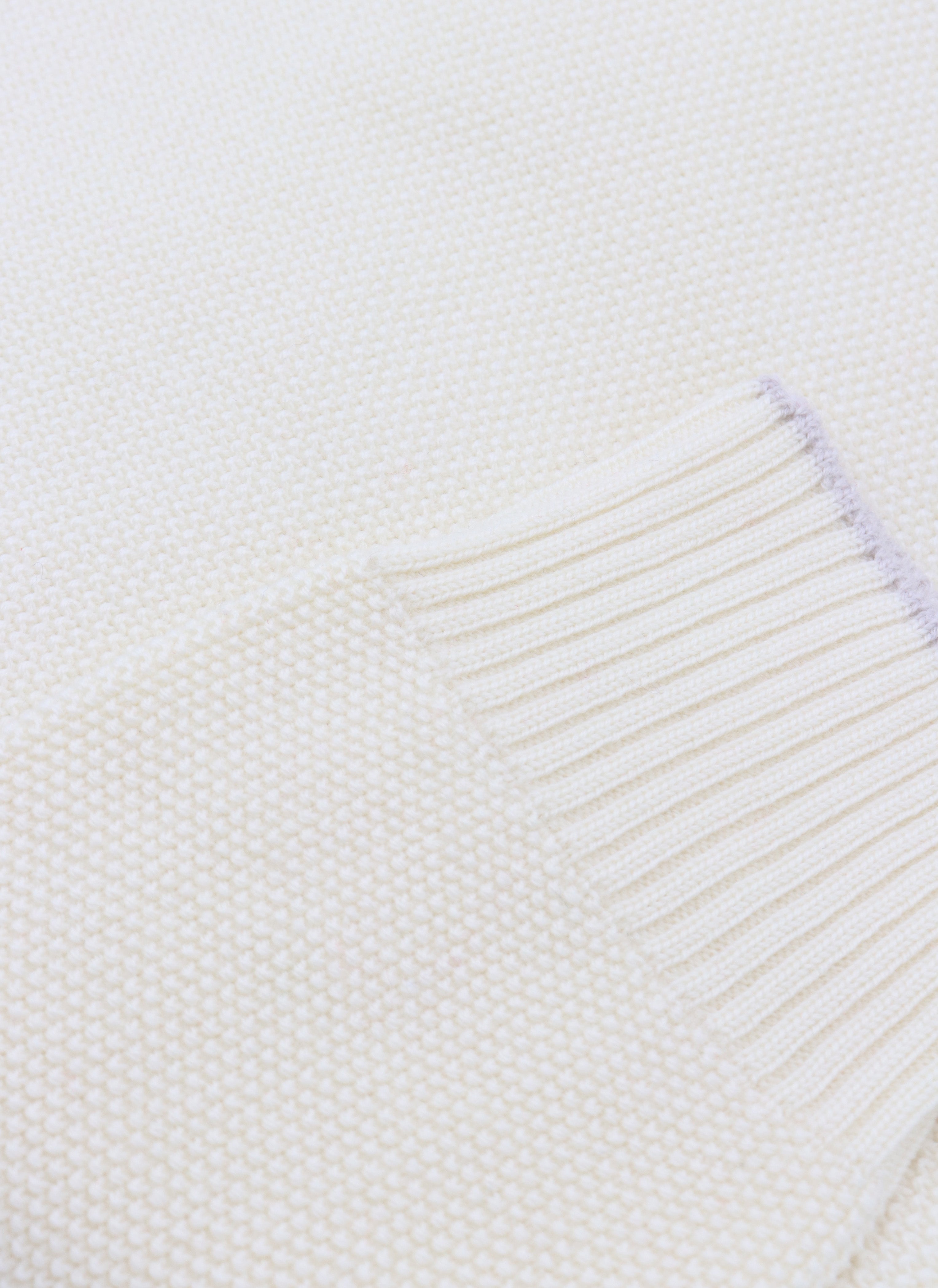 Men's Tollegno Merino Wool Crew Neck Sweater in Ecru Mélange – Lorenzo Uomo