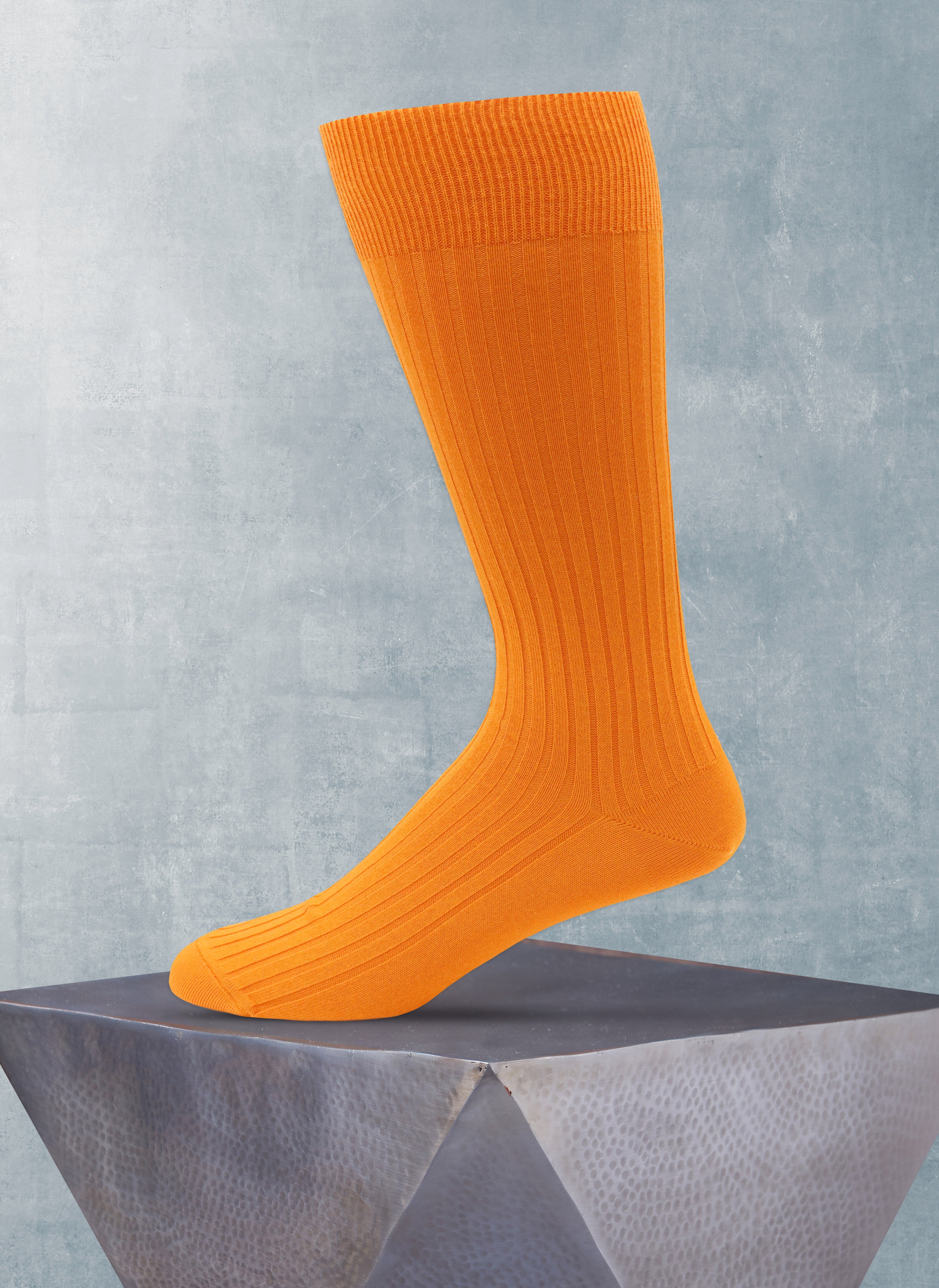 Short Ribbed Egyptian Cotton Sock in Black – Lorenzo Uomo